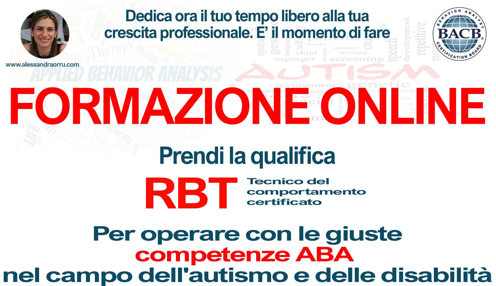 Corso di formazione tecnico del comportamento - Certificazione RBT - DI ... Corso di formazione tecnico del comportamento - Certificazione RBT - DI ...